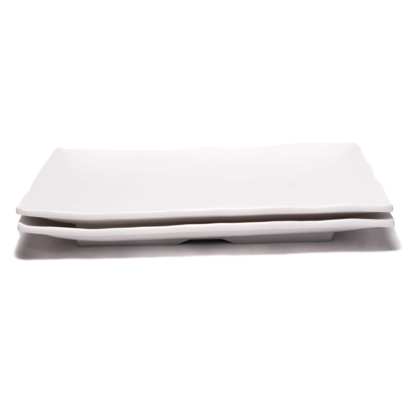 Plateau Cliff Blanc Mat Mélamine - Plateau Buffet Professionnel | KanTsens
